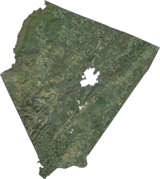 Albemarle County Map, Virginia - US County Maps