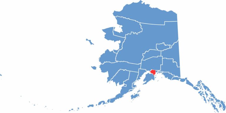 Anchorage Municipality Map, Alaska - US County Maps