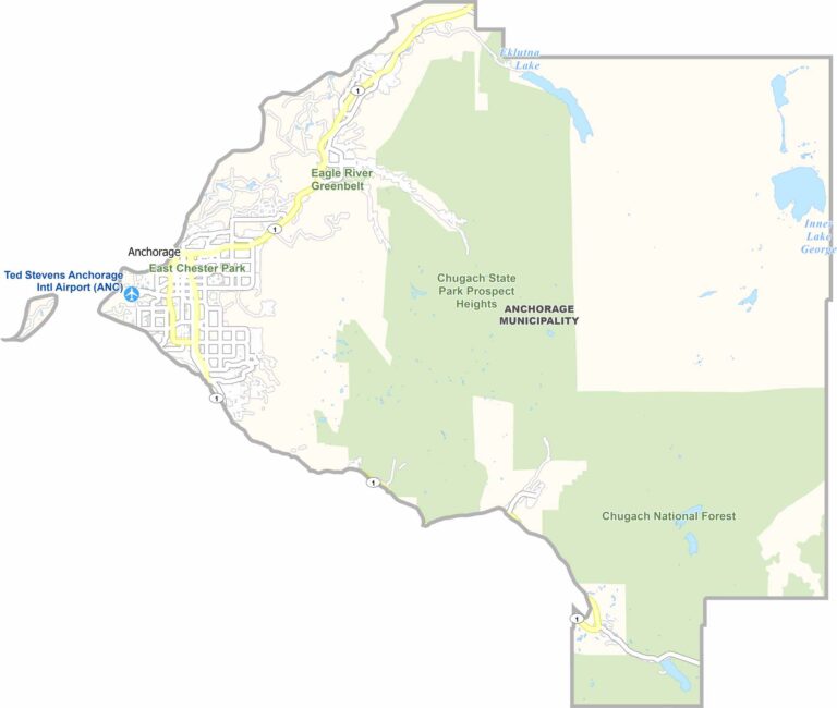 Alaska Borough Map - US County Maps