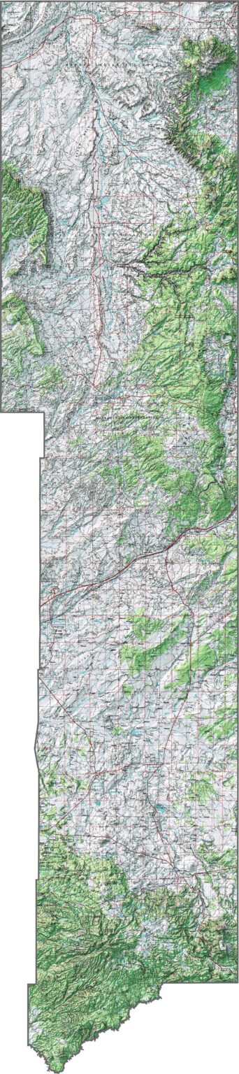 Apache County Map, Arizona - US County Maps