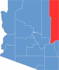 Apache County Map, Arizona - US County Maps