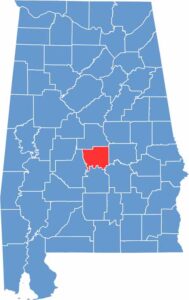 Autauga County Map, Alabama - US County Maps