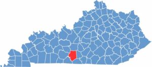 Barren County Map, Kentucky - US County Maps