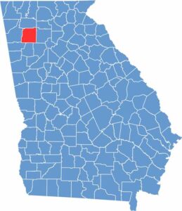 Bartow County Map, Georgia - US County Maps