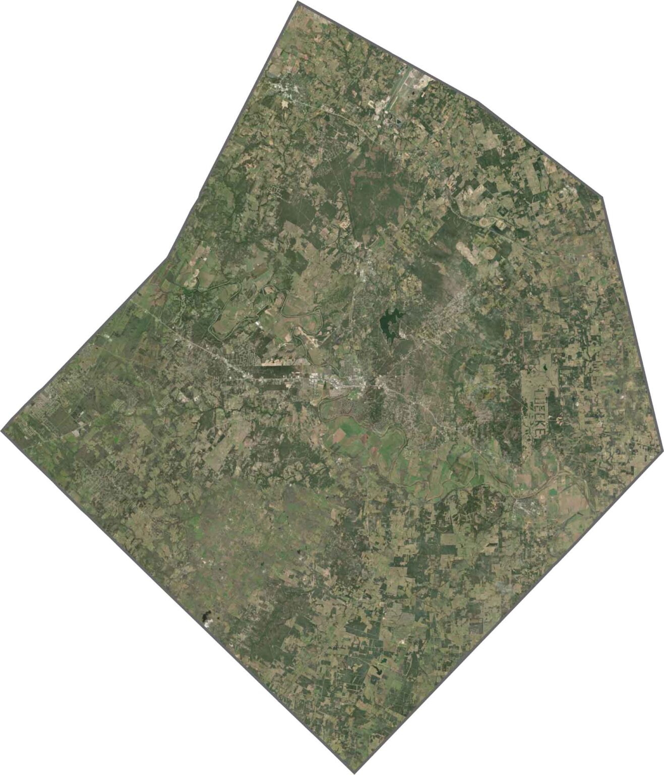 Bastrop County Map, Texas - US County Maps
