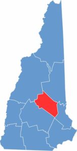 Belknap County Map, New Hampshire - US County Maps