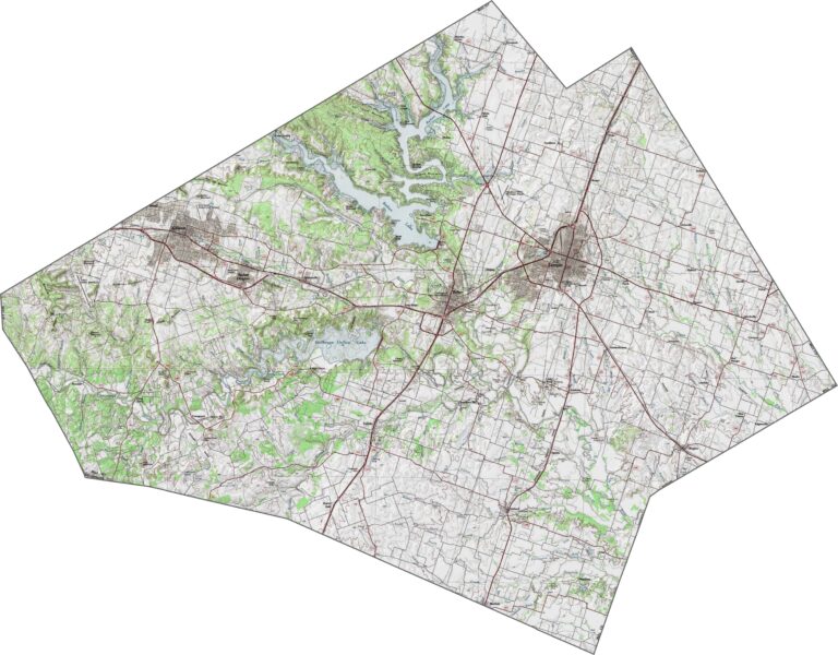 Bell County Map, Texas - US County Maps
