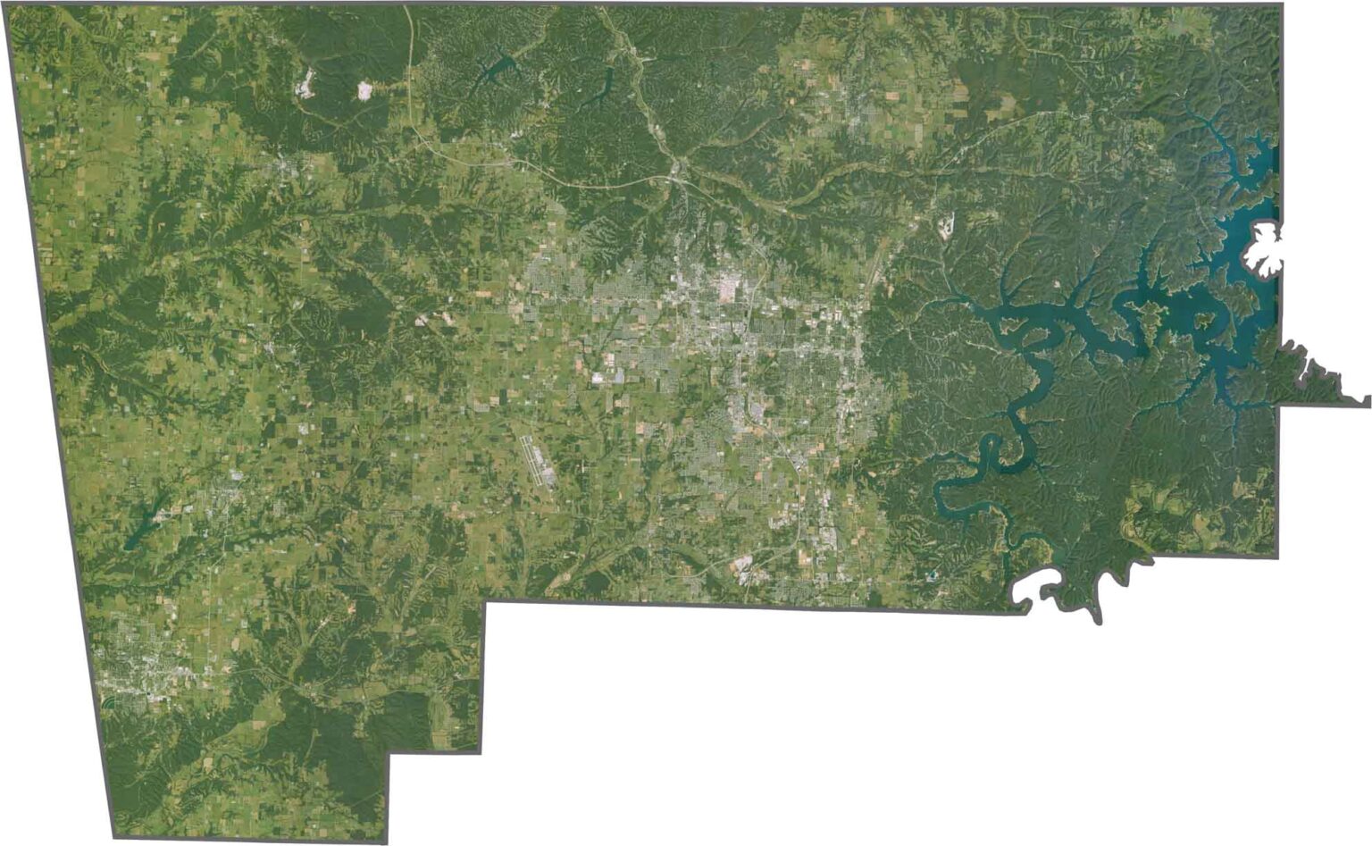 Benton County Map, Arkansas - US County Maps