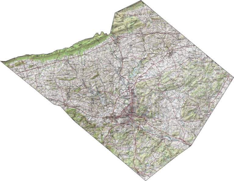 Berks County Map, Pennsylvania - US County Maps