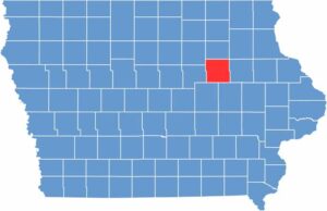 Black Hawk County Map, Iowa - US County Maps
