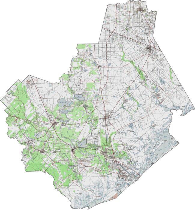 Brazoria County Map, Texas - US County Maps