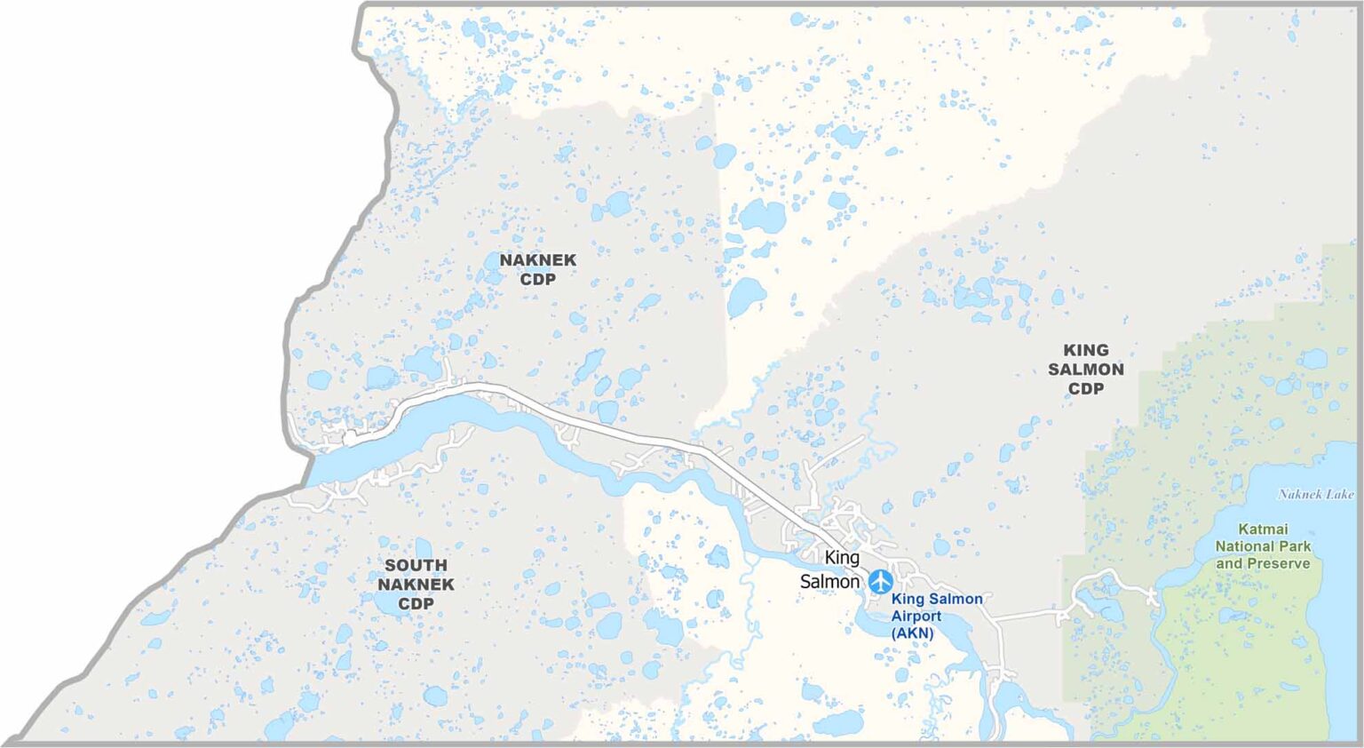 Alaska Borough Map - US County Maps