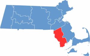 Bristol County Map, Massachusetts - US County Maps
