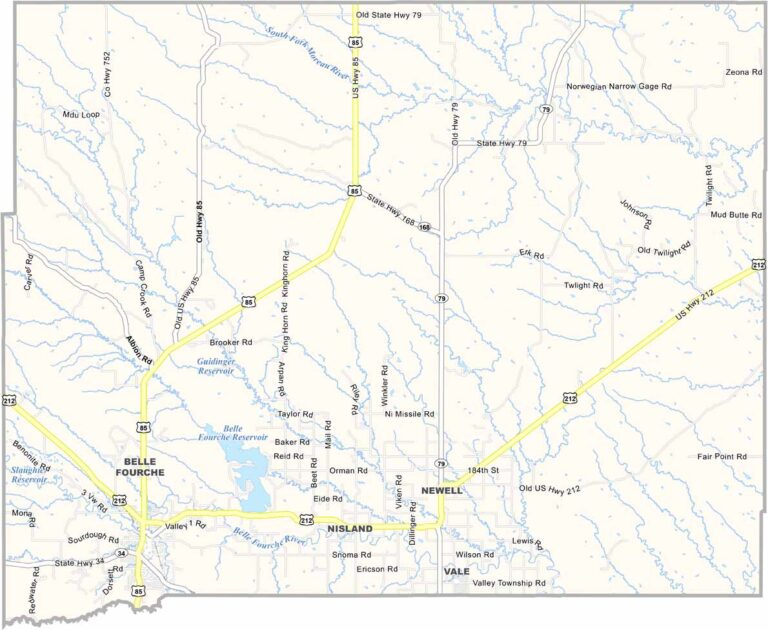 Codington County Map, South Dakota - US County Maps