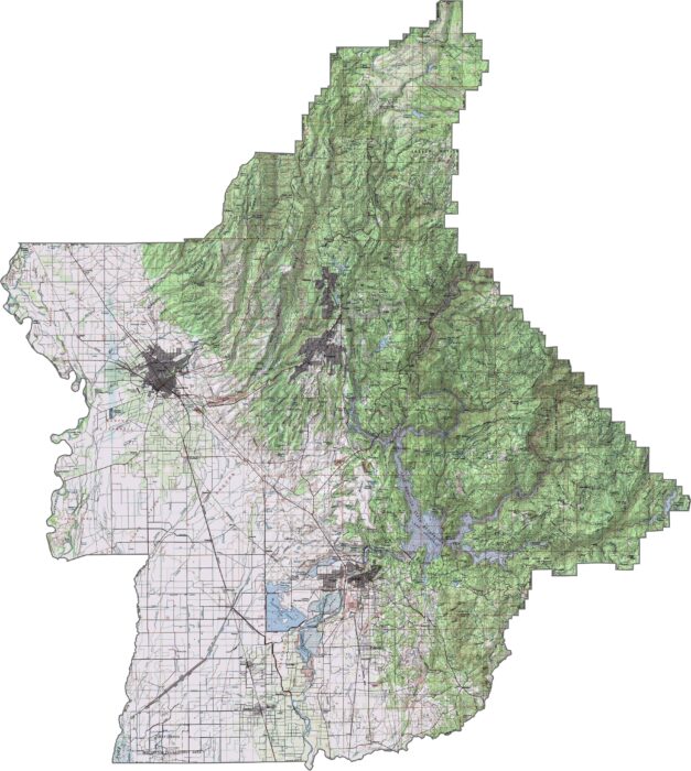 Butte County Map, California - US County Maps