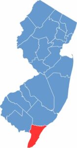 Cape May County Map, New Jersey - US County Maps