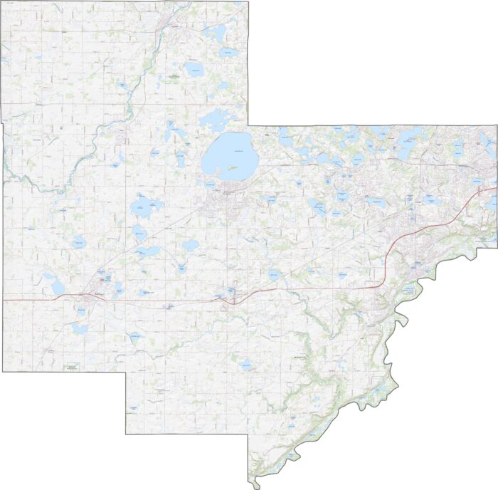 Carver County Map, Minnesota - US County Maps