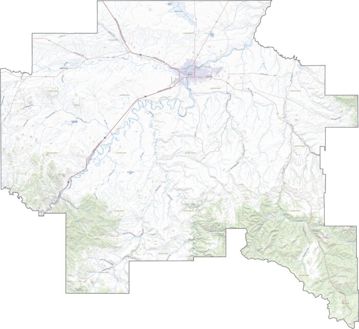 Cascade County Map, Montana - US County Maps