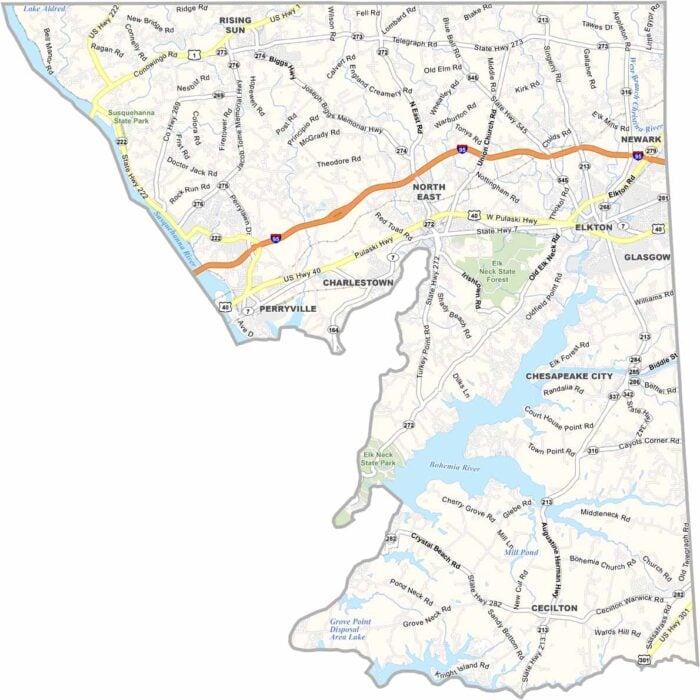 Maryland County Map - US County Maps Maryland County Map - US County Maps