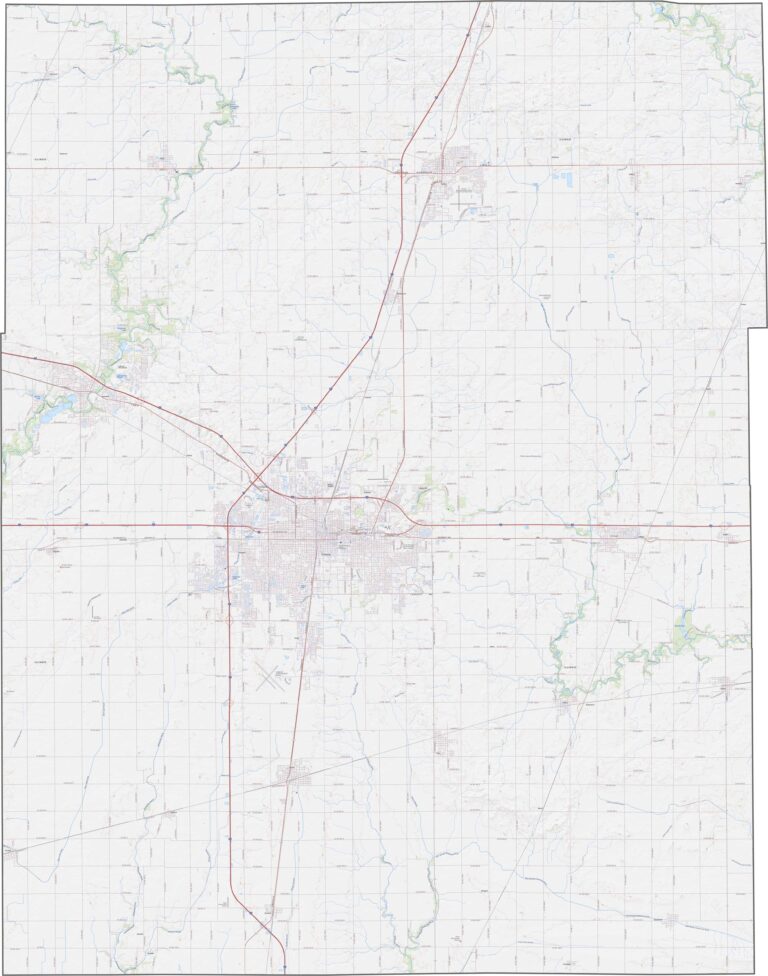 Champaign County Map, Illinois - US County Maps