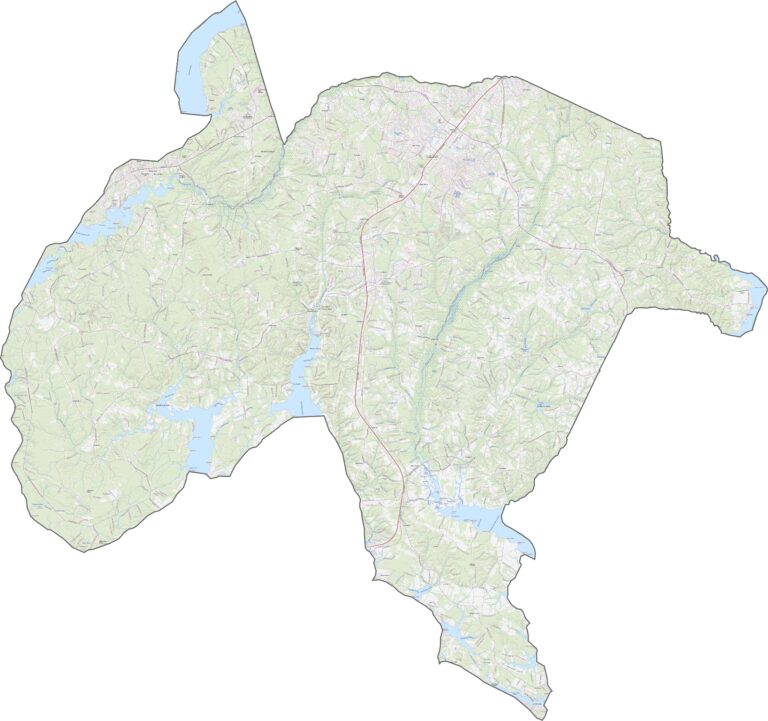 Charles County Map, Maryland - US County Maps