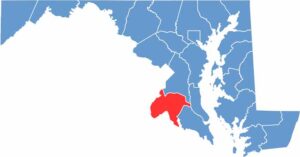 Charles County Map, Maryland - US County Maps