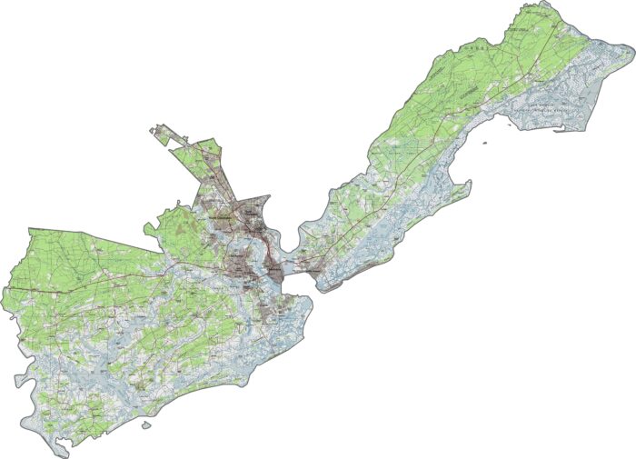 Charleston County Map, South Carolina - US County Maps