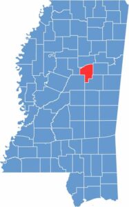 Choctaw County Map, Mississippi - US County Maps