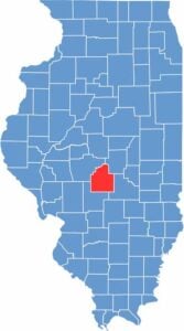 Christian County Map, Illinois - US County Maps
