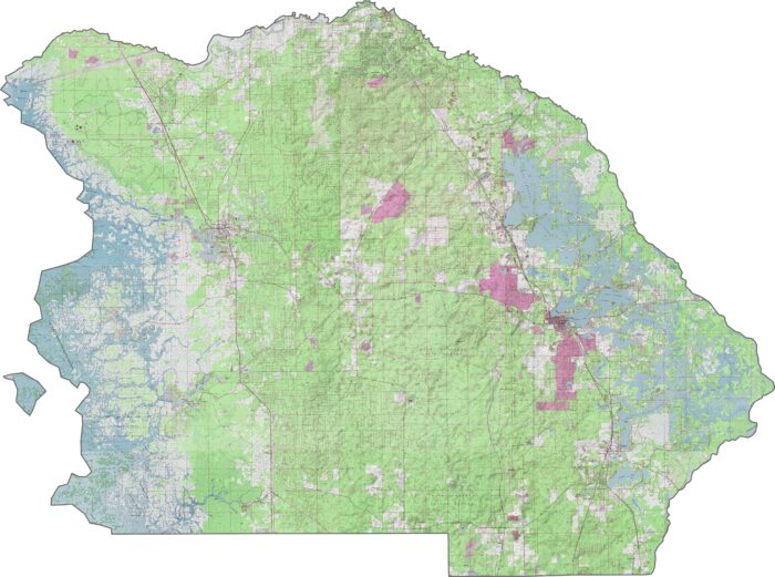 Citrus County Map, Florida - US County Maps