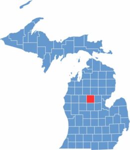 Clare County Map, Michigan - US County Maps