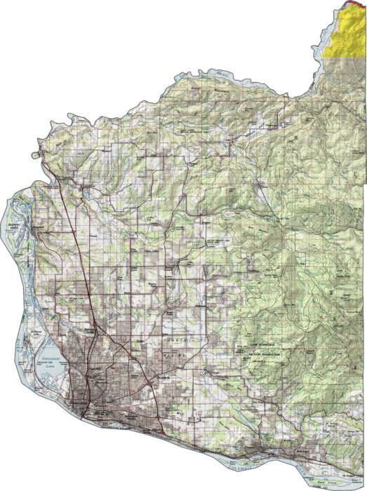 Clark County Map, Washington - US County Maps