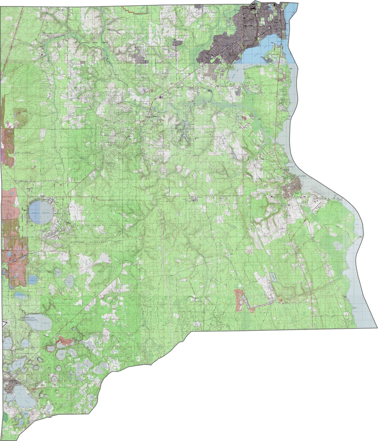 Clay County Map, Florida - US County Maps