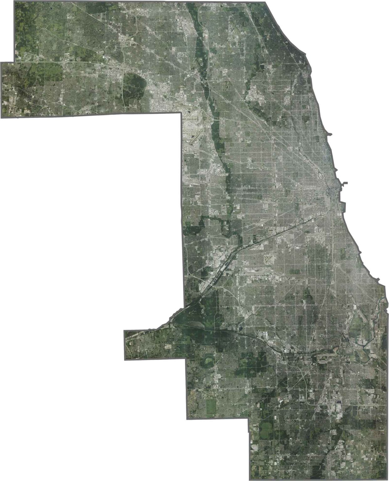 Cook County Map, Illinois - US County Maps