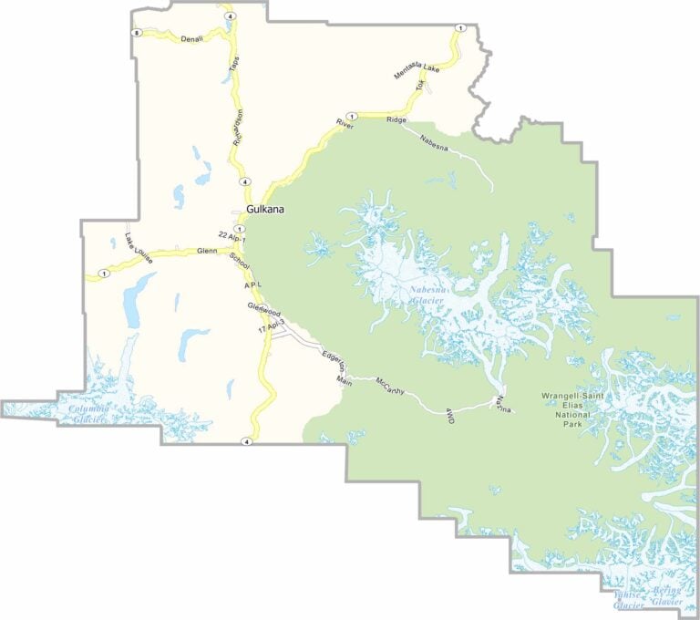 Alaska Borough Map - US County Maps