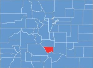 Custer County Map, Colorado - US County Maps