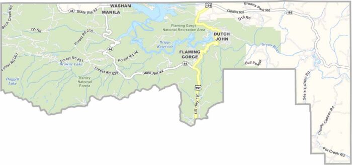 Utah County Map - US County Maps