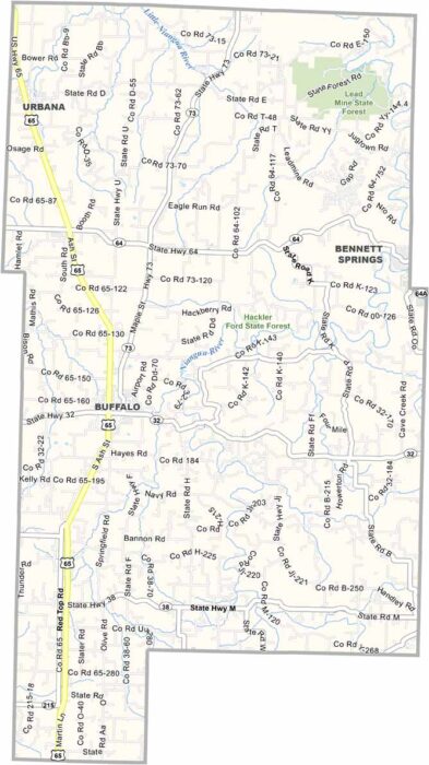 Missouri County Map - US County Maps