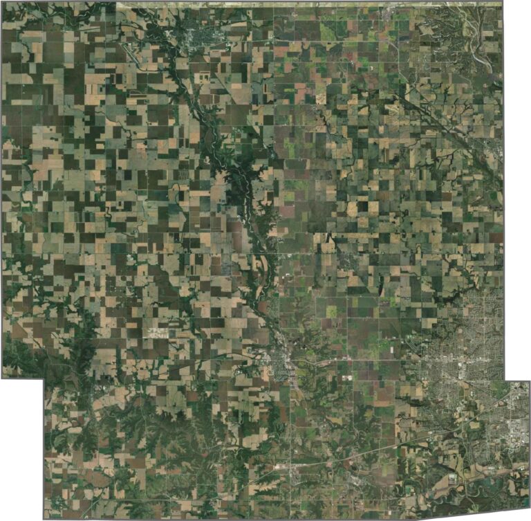 Dallas County Map, Iowa - US County Maps