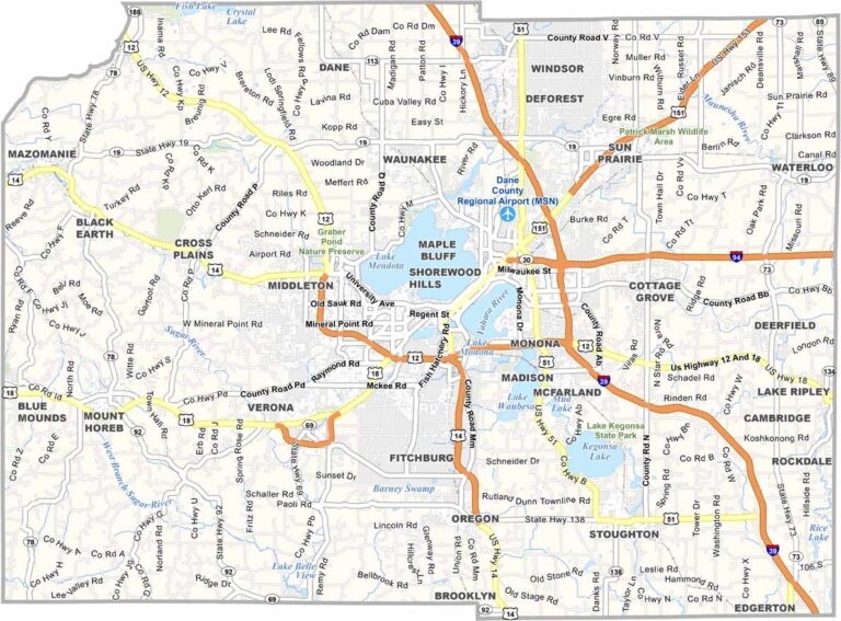 Wisconsin County Map - US County Maps