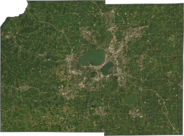 Dane County Map, Wisconsin - US County Maps