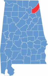 DeKalb County Map, Alabama - US County Maps