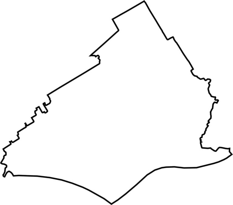 Delaware County Map, Pennsylvania - US County Maps