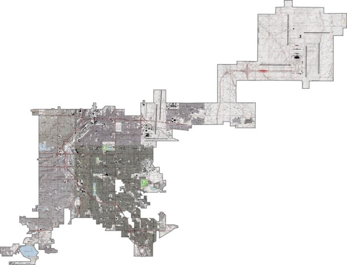 Denver County Map, Colorado - US County Maps