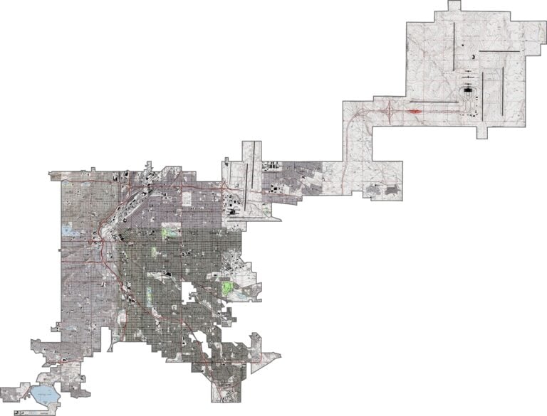Denver County Map, Colorado - US County Maps