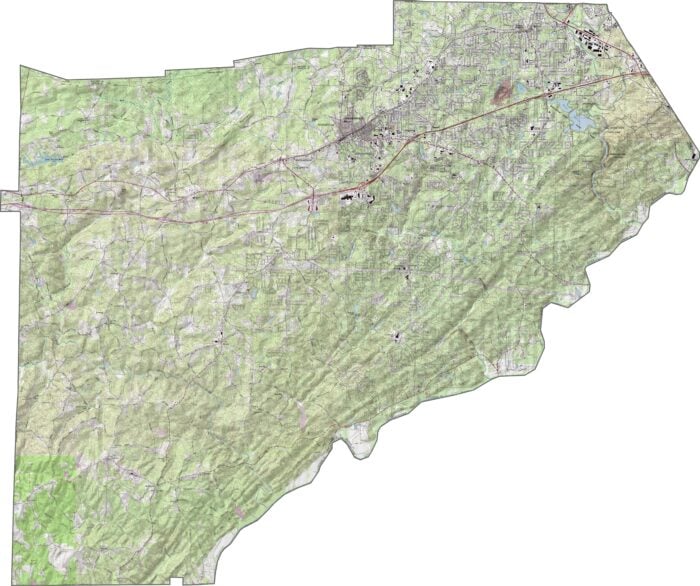 Douglas County Map, Georgia - US County Maps