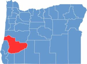 Douglas County Map, Oregon - US County Maps