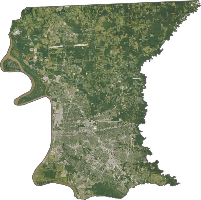 East Baton Rouge Parish Map, Louisiana - US County Maps