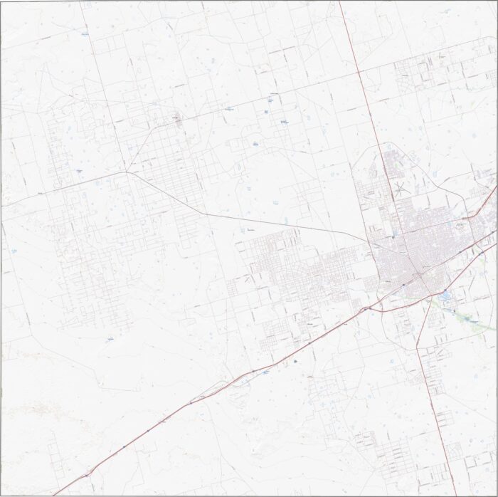 Ector County Map, Texas - US County Maps