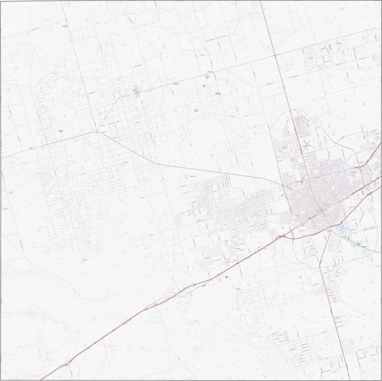 Ector County Map, Texas - US County Maps